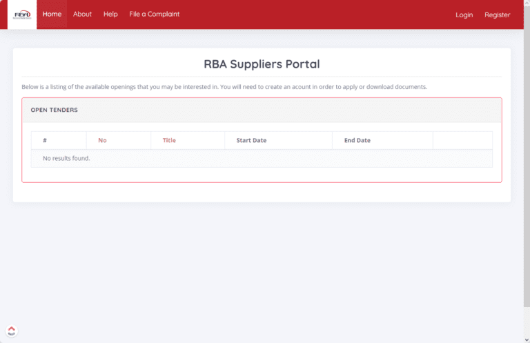 RBA - Retirement Benefit Authority