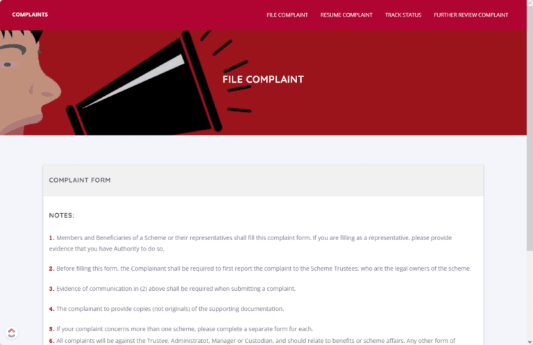 RBA - Retirement Benefit Authority