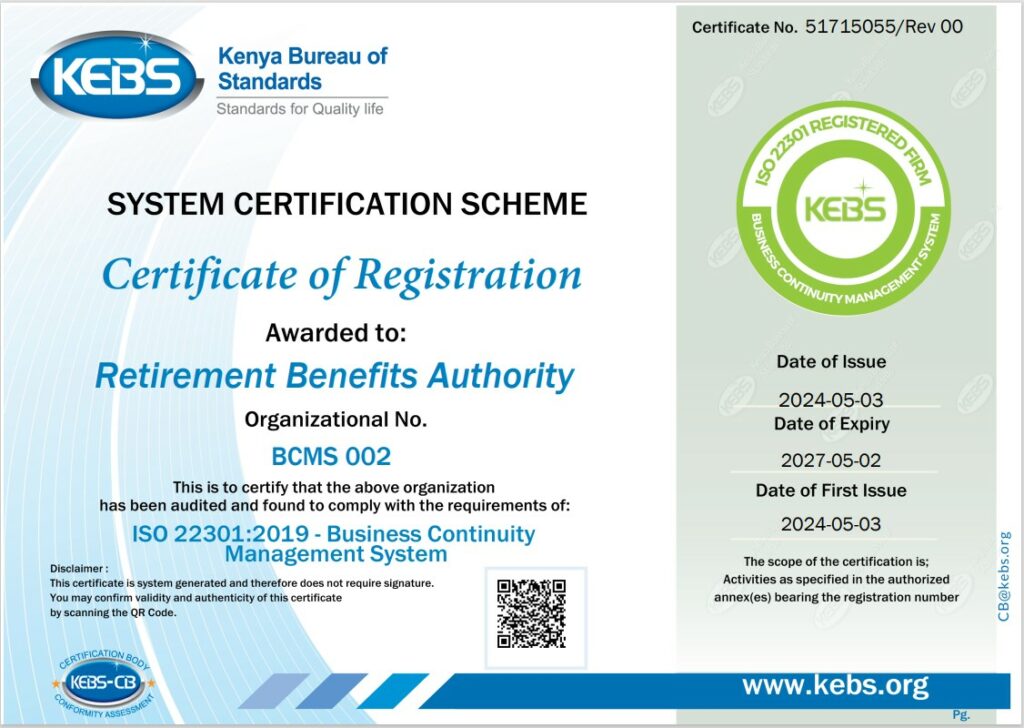 BCMS Certification: RBA's Testament to Resilience and Preparedness ...